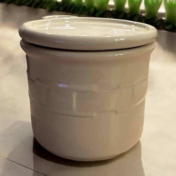 Longaberger | Dining | Longaberger Pottery One Pint Salt Crock With ...